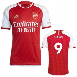 ARSENAL GABRIEL JESUS HOME SHIRT 2023-24 | CalcioItalia.com