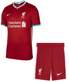 LIVERPOOL JUNIOR HOME KIT 8-15 years 2020-21 | CalcioItalia.com